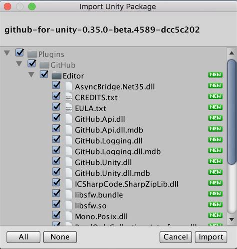 unity how to install and update md at master · github for unity unity