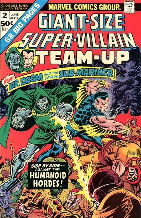 Giant Super Villain Team Up 2 Penciler Gil Kane And Inker