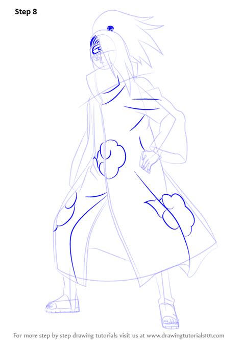 learn how to draw deidara from naruto naruto step by