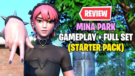 New Mina Park Skin Gameplay Fortnite Starter Pack Youtube
