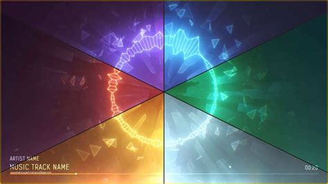 after effects visualizer template free of audio spectrum music