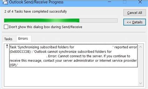 [solution] how to fix imap error 0x800ccc0e in outlook