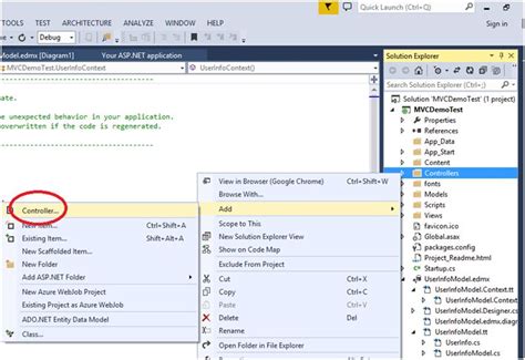 mvc 5 0 application using entity framework db first