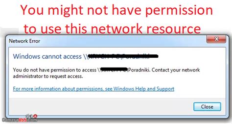 fix pc is not accessible you might not have permission to use this