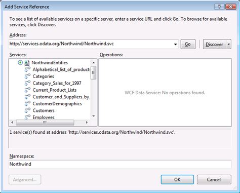 consuming odata feeds from a workflow wf framework microsoft