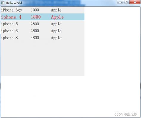 qml学习十五：listview的简单使用（内建model） qml listview csdn博客