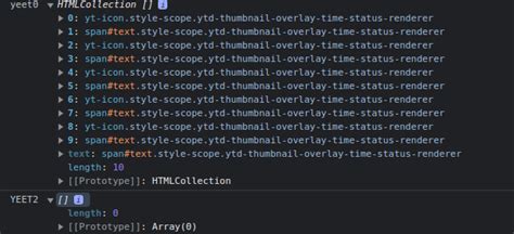 javascript htmlcollection is empty when i loop over it stack overflow