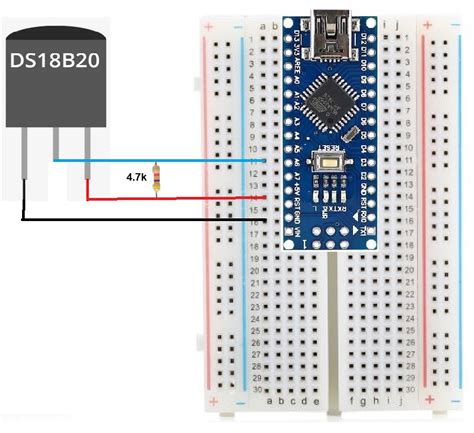 temperature sensor ds18b20 not detected on arduino nano v3 0