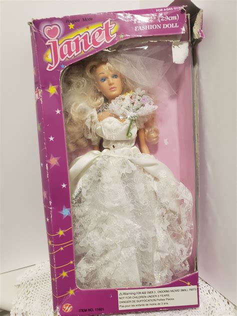 Open Box Vintage Doll Janet Doll Barbie Wanna Be 90s Janet Etsy