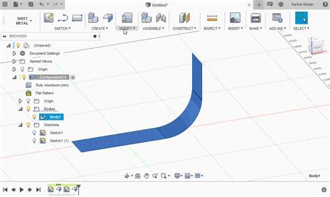 solved issue with new sheet metal flat pattern autodesk community