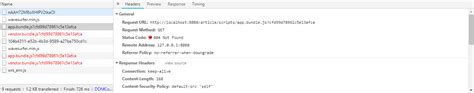 javascript react js based web page crashes when refreshing the page
