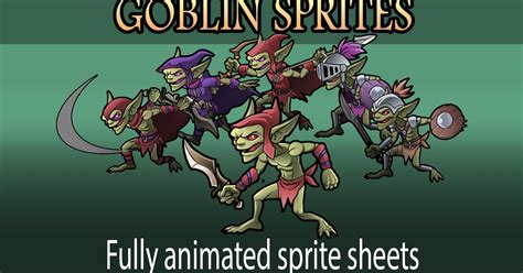 2d goblin foe sprites 2d characters unity asset store