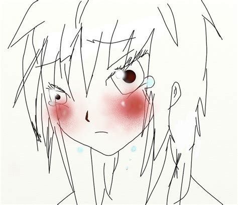 Crying Anime Drawing At Getdrawings Free Download