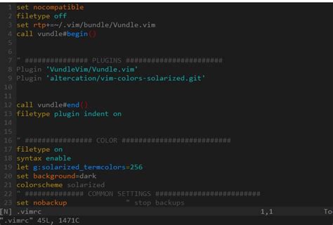 vim solarized theme black space stack overflow