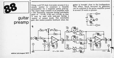 Guitar Preamp Elektor Magazine