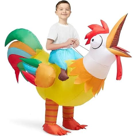 Ride On Rooster Inflatable Costume Spooktacular Creations