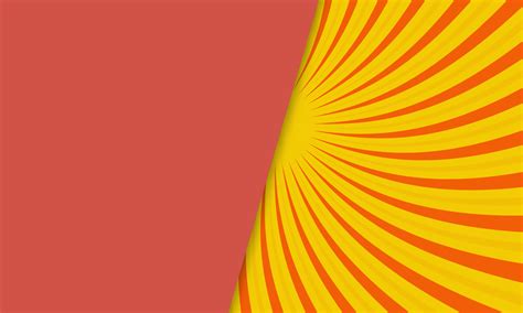 Red Orange Yellow Abstract Vector Overlapping Style Background