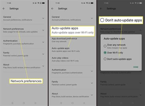 how to turn off automatic updates on android