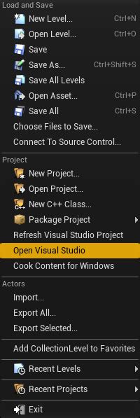 managing game code unreal engine documentation