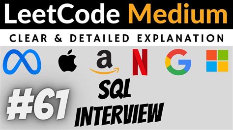 leetcode medium 1398 amazon interview sql question with detailed