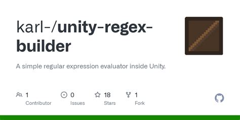 github karl unity regex builder a simple regular expression