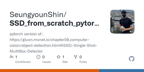 github seungyounshin ssd from scratch pytorch pytorch version of