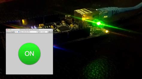 arduino web server with led control youtube
