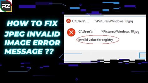 how to fix jpeg invalid image error message [image repair online]