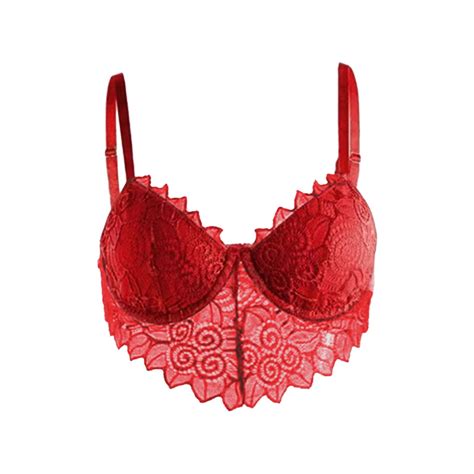 Lovskoo Lace Bralettes For Women Strap Bustier Cami Top Hollow Vest