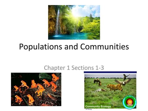 Ppt Populations And Communities Powerpoint Presentation Free