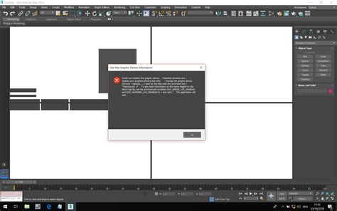 solved 3ds max 2019 could not initialize the graphic