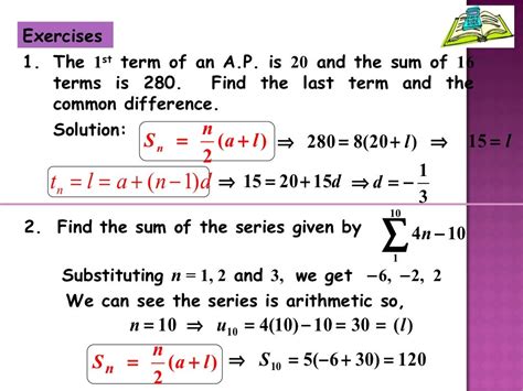 Ppt Formula For Sum Of Series