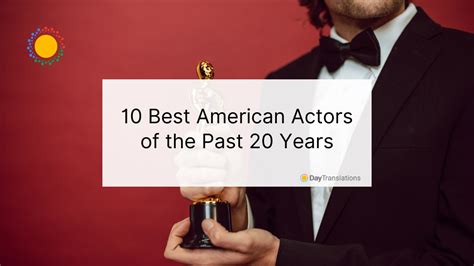10 Best American Actors Of The Past 20 Years