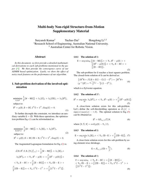 pdf multi body non rigid structure from motion supplementary material