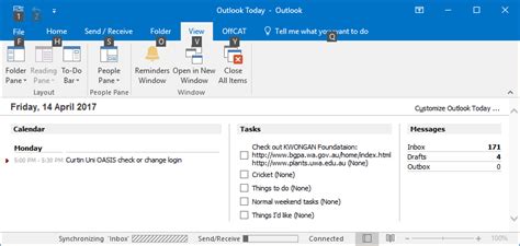 outlook 2016 hangs won t get contacts won t send or receive