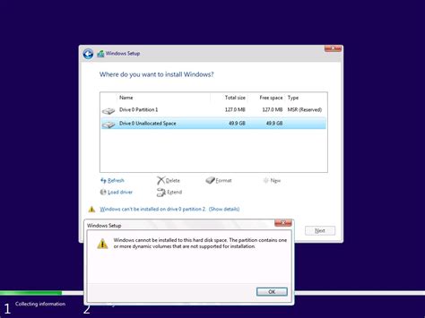 can i install windows 10 on dynamic disk microsoft community