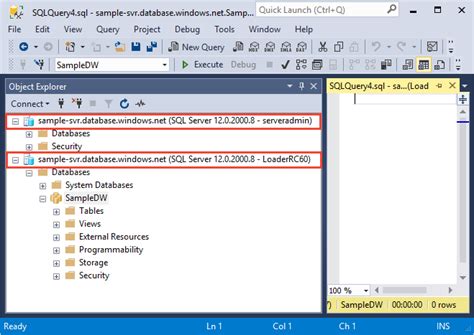 tutorial load data using azure portal and ssms azure sql