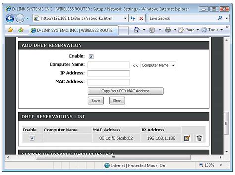 reserving dhcp addresses using static ip addresses on your network