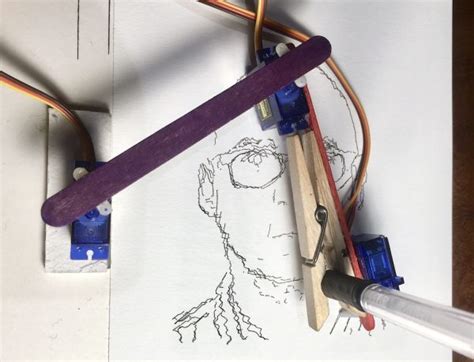 brachiograph pen plotter raspberry pi piday raspberrypi adafruit