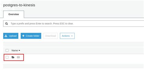 sending postgresql data to aws s3 by using aws kinesis