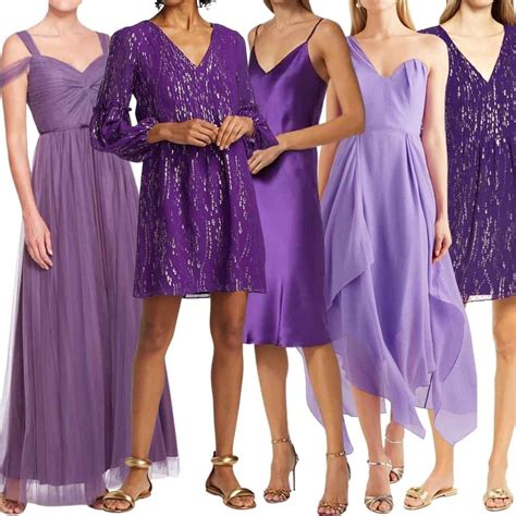 8 Best Color Shoes To Wear With A Purple Dress Outfit Purple Dress