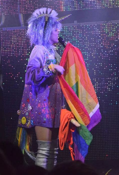 Miley Cyrus Performs Topless While Wearing A Strap On Penis Her Most
