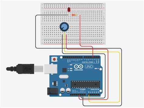 potentiometer monitoring arduino project hub