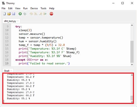 micropython esp32 esp8266 with dht11 dht22 temperature