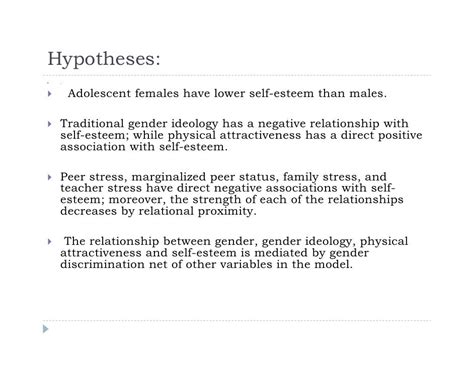 Gender Differences In Self Esteem Perceived Gender Discrimination An…