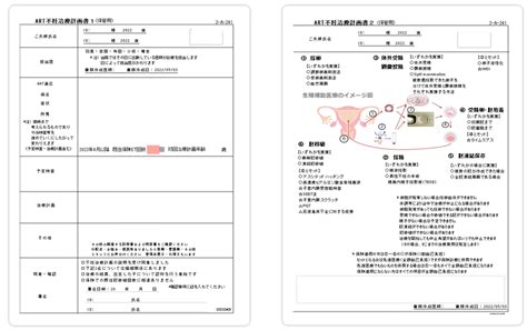 生殖補助医療計画のチェック項目 岡山二人クリニック