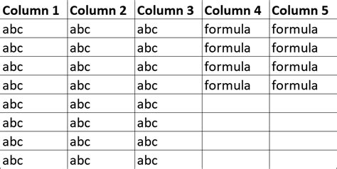 excel vba autofill last row for two columns stack overflow