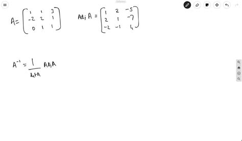 Solved Problem 12 Compute The Inverse Of The Matrix 8 Using The