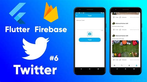 flutter firebase twitter clone tweet ep 6 youtube