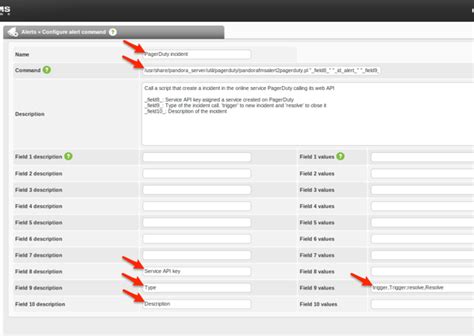 pandora fms integration guide pagerduty